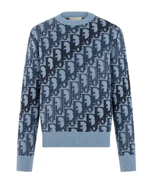 Dior Oblique Sweater - Blue
