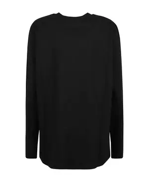 MSGM Logo Printed Long-sleeved T-shirt