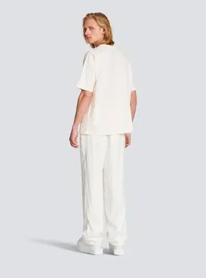 Balmain Cotton T-shirt With Small Logo