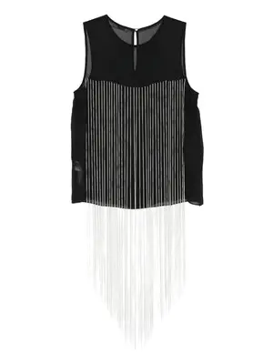 Patrizia Pepe Fringed Blouse