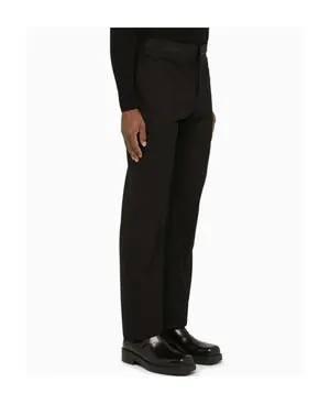 Off-White Straight Leg Tailored Trousers