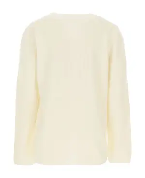 Comme Des Garçons Round-neck Knitted Pullover