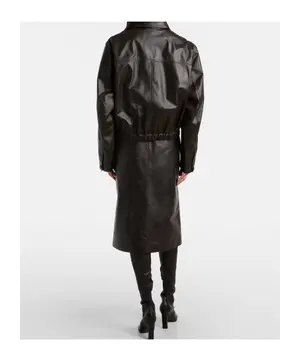 LEMAIRE Leather Midi Skirt