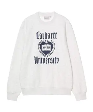 Carhartt Work In Progress Schooling Sweatshirt - Ash Heather