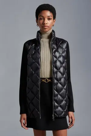 Moncler Padded Wool Cardigan