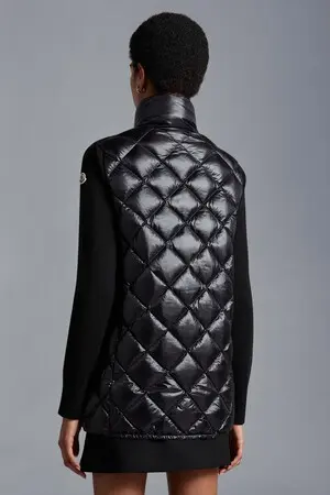 Moncler Padded Wool Cardigan