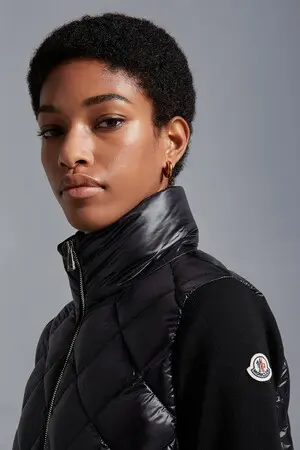 Moncler Padded Wool Cardigan