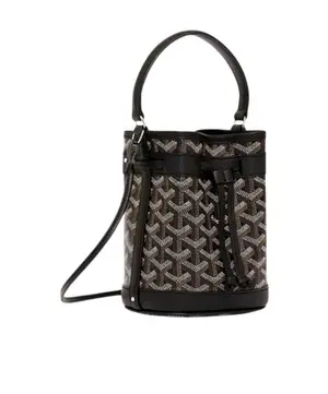 Goyard Drawstring Shoulder Bag - Black