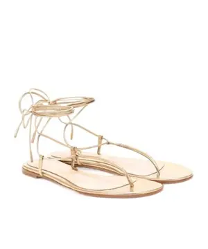 GIANVITO ROSSI Versatile Soft Sandals - Nude