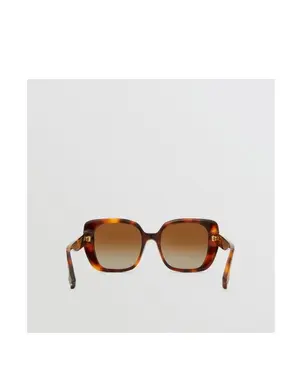 Burberry Tortoiseshell Oversized Square-frame Sunglasses