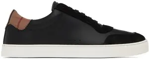 Burberry Vintage Check Leather And Suede Low-top Sneakers