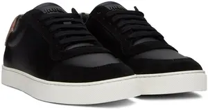 Burberry Vintage Check Leather And Suede Low-top Sneakers