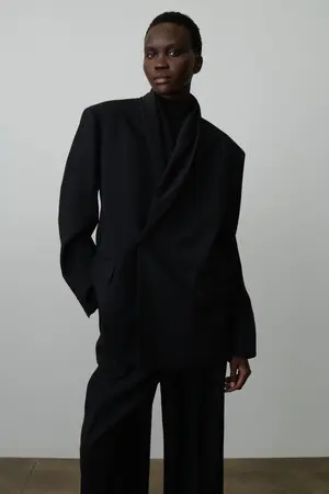 THE ROW Double-breasted Tuxedo Suit Coat