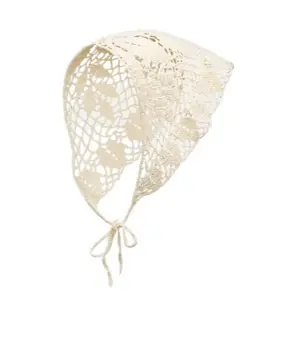 Magda Butrym Crochet Cotton Scarf - Nude