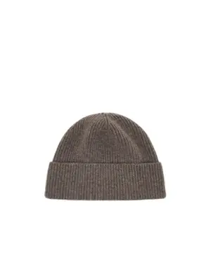 Giorgio Armani Ribbed Cashmere Beanie