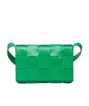 Bottega Veneta Logo Shoulder Bag - Green