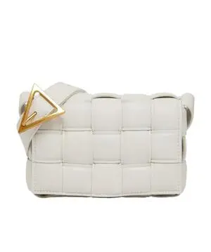 Bottega Veneta Padded Cassette Shoulder Bag - White