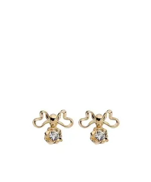 Dior Twisted Bow Earrings