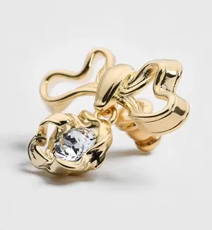 Dior Twisted Bow Earrings