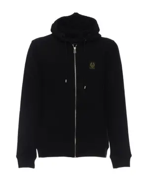 Belstaff Logo-appliqué Cotton Zip-up Hoodie