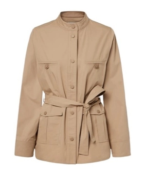 YVES SALOMON Lightweight Cotton Jacket - Nude