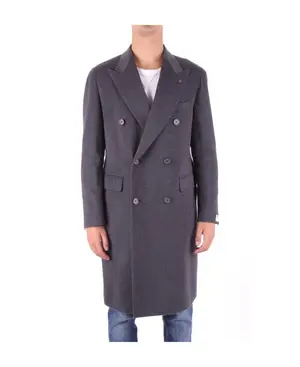 Tagliatore Double-breasted Coat - Black