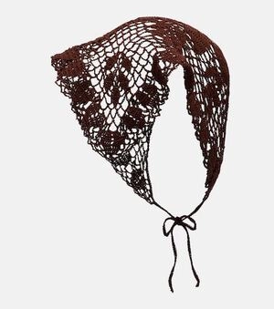 Magda Butrym Crochet Cotton Headwrap