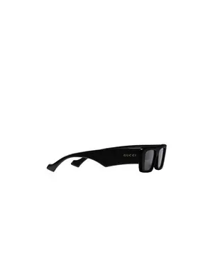 Gucci Logo Engraved Rectangle Frame Sunglasses