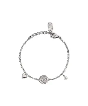 Dior Cd Disco Bracelet - Silver
