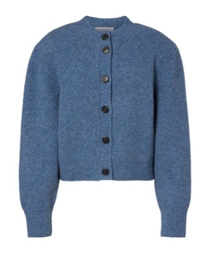 RÓHE Wool Cardigan - Blue