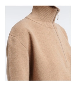RÓHE Wool-blend Half-zip Sweater