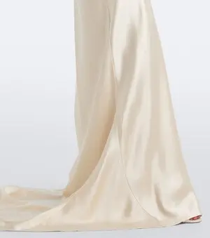 RÓHE Bridal Draped Satin Gown