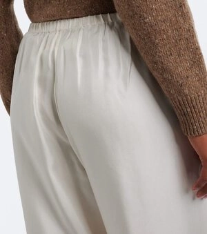RÓHE Silk Wide-leg Pants