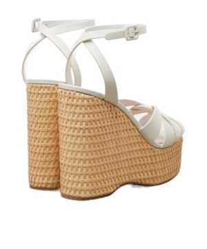AQUAZZURA Strap Wedge Sandals