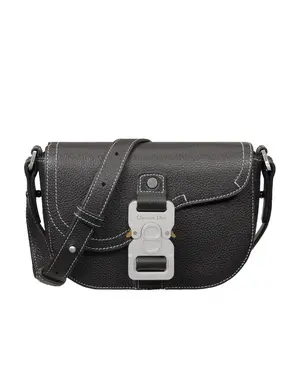 Dior Saddle Pouch With Strap - Black