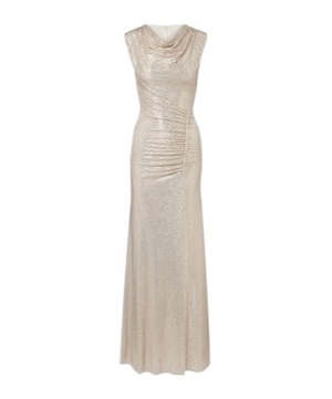 Roland Mouret Embellished Gathered Gown - Nude