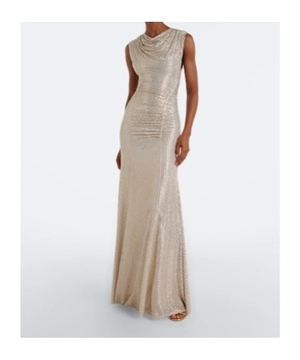 Roland Mouret Embellished Gathered Gown