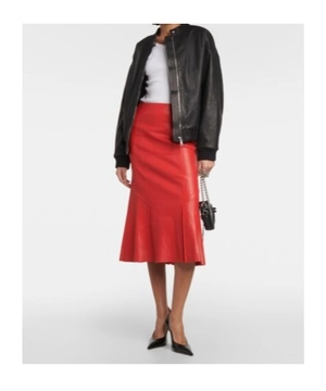 Stouls Leather Bomber Jacket
