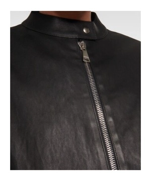 Stouls Leather Bomber Jacket