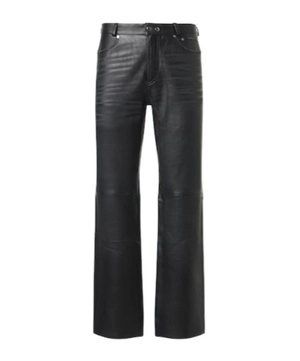 Our Legacy High-waisted Straight Leather Pants