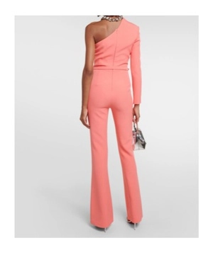 SAFIYAA LONDON Jonal One-shoulder Crêpe Jumpsuit