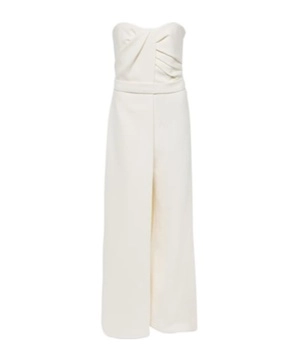 SAFIYAA LONDON Remi Draped Jumpsuit - White