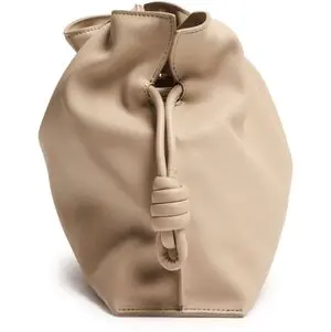 Loewe Medium Flamenco Clutch In Nappa Calfskin - Beige