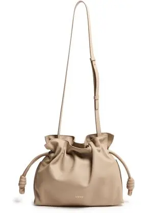Loewe Medium Flamenco Clutch In Nappa Calfskin - Beige