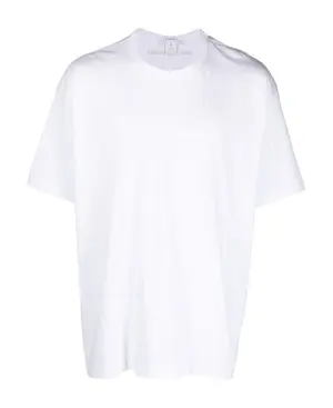 Comme Des Garçons Round-necked T-shirt - White