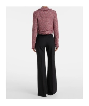 SAFIYAA LONDON Wool-blend Tweed Jacket