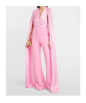 SAFIYAA LONDON Bianca Caped Jumpsuit