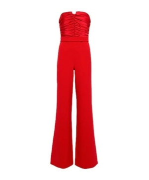 SAFIYAA LONDON Miriana Sleeveless Jumpsuit - Red