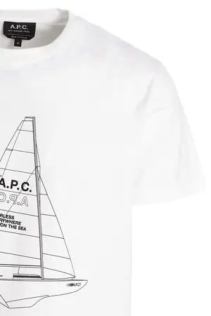 A.p.c. Logo Printed Crewneck T-shirt
