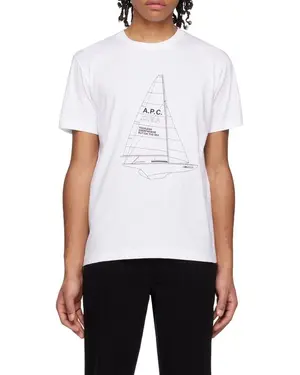 A.p.c. Logo Printed Crewneck T-shirt